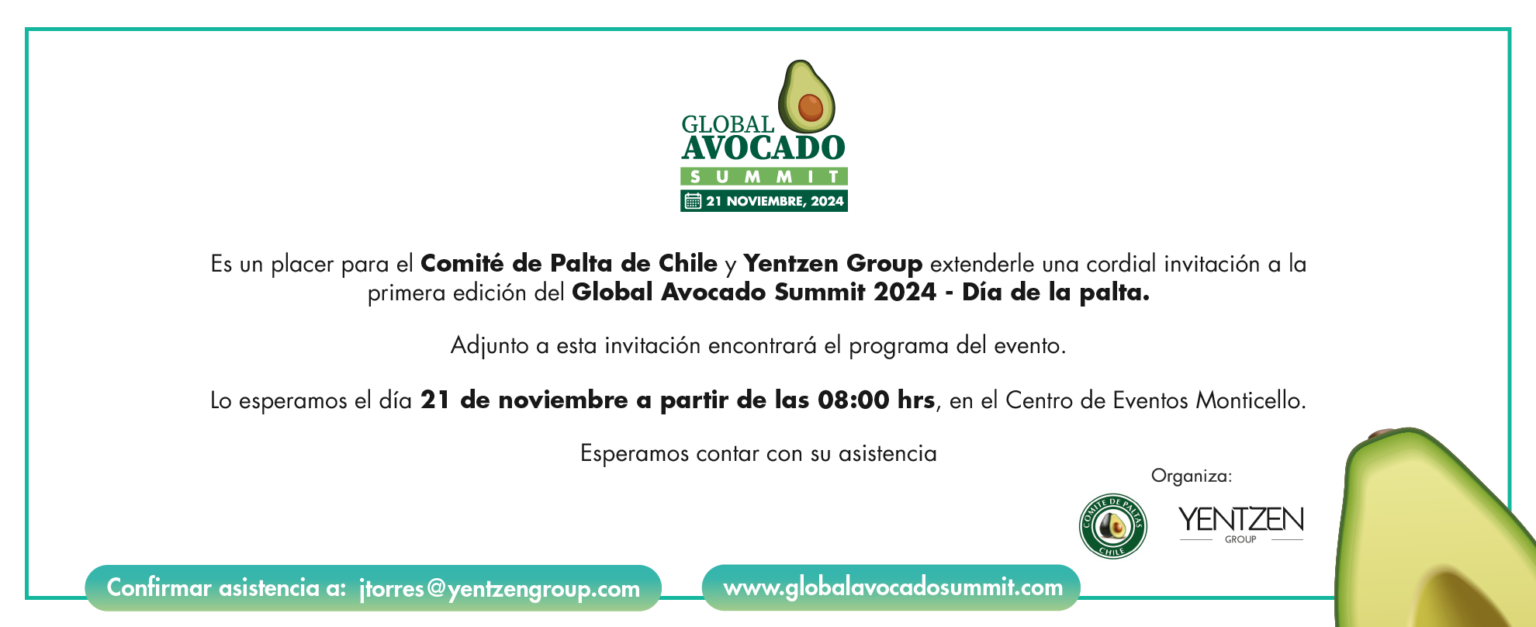 Confirmación Global Avocado Summit 2024 - Global Avocado Summit